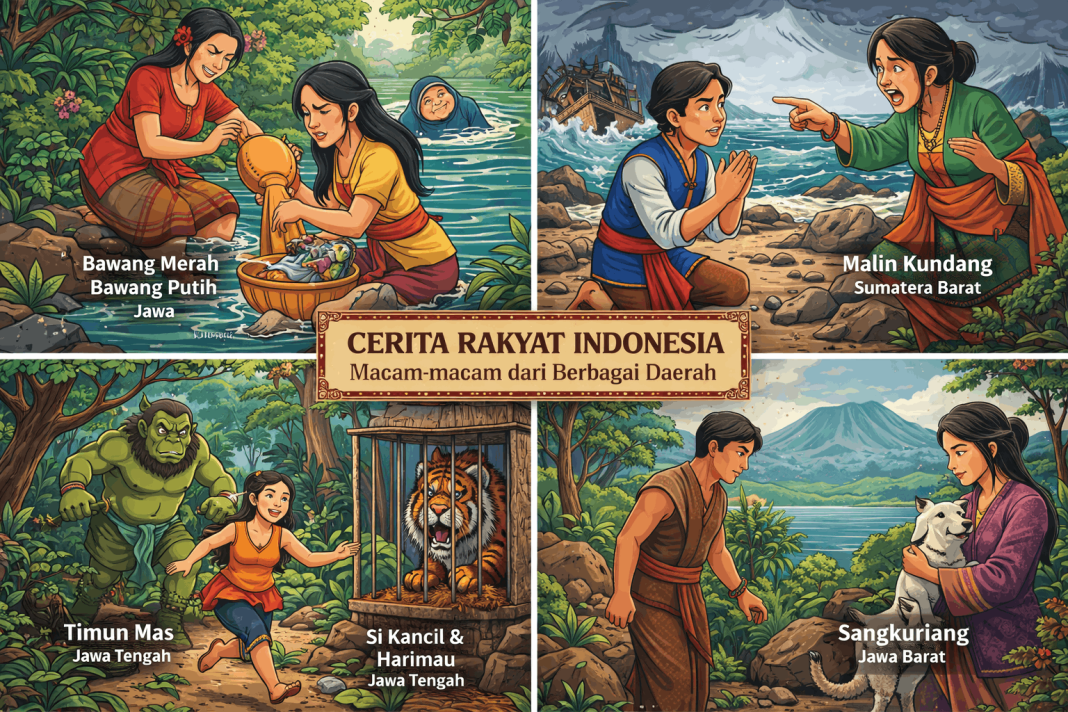Macam Macam Cerita Rakyat Indonesia Lengkap Dengan Contoh Legenda ...